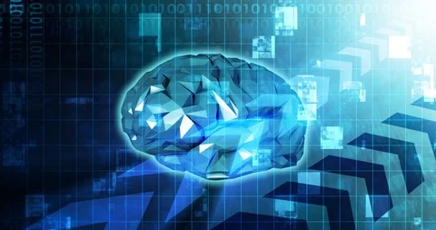 Brain Computer Interface on Technology B... | Stock Video | Pond5