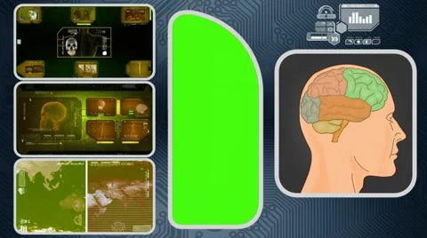 Brain - Computer Scanning - Human detect... | Stock Video | Pond5