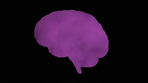 Brain fog clouds in brain. 3d animation ... | Stock Video | Pond5
