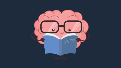 brain reading a book mental training agi... | Stock Video | Pond5