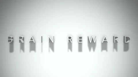 brain reward 3D title animation white te... | Stock Video | Pond5