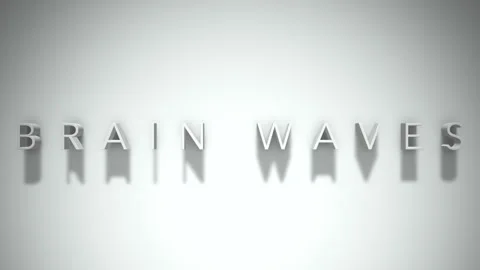 Brain Waves 3D title animation with shad... | Stock Video | Pond5