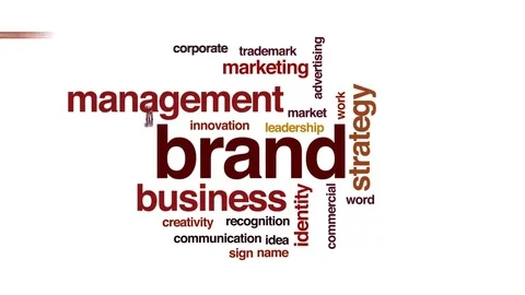 Brand animated word cloud, text design a... | Stock Video | Pond5