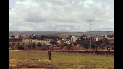Brazil 1970s, The pan view of a city wit... | Stock Video | Pond5
