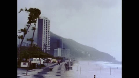 Brazil 1970s, View of tall buildings wit... | Stock Video | Pond5