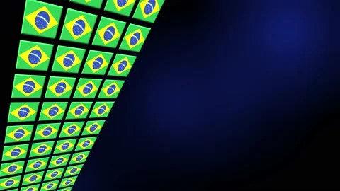 brazil Flag Animated Background 3d Anima... | Stock Video | Pond5