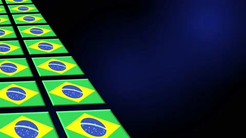 brazil Flag Animated Background 3d Anima... | Stock Video | Pond5