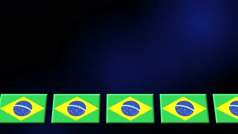 brazil Flag Animated Background 3d Anima... | Stock Video | Pond5