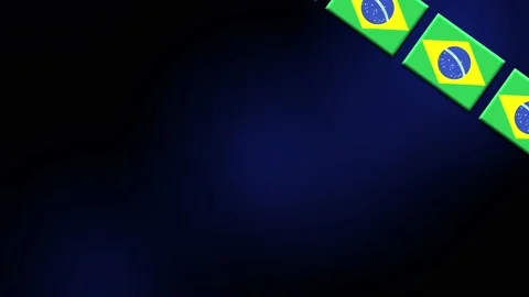 brazil Flag Animated Background 3d Anima... | Stock Video | Pond5