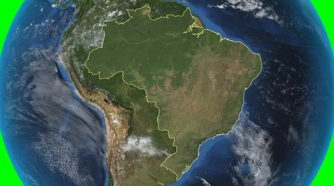 Brazil. Green screen. 1920x1080px | Stock Video | Pond5
