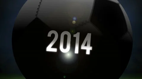 Brazil world cup animation with football | Stock Video | Pond5