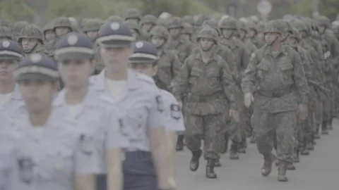 Brazilian Army March Stock Videos – Royalty-Free HD & 4K Videos | Pond5