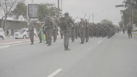 Brazilian Army March Stock Videos – Royalty-Free HD & 4K Videos | Pond5
