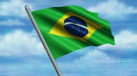 Brazilian Flag Animation – 4K Resoluti... | Stock Video | Pond5