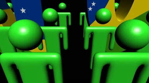 Brazilian workforce with text animation | Stock Video | Pond5