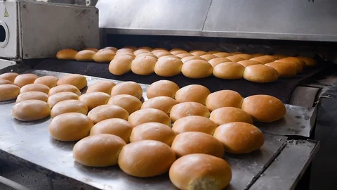bread comes out of the oven in close-up ... | Stock Video | Pond5