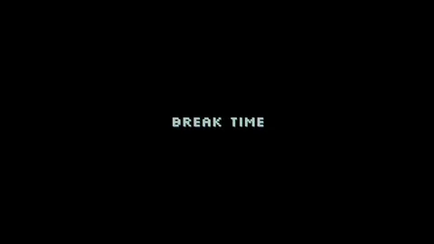 Break Time pixel text animation with Gli... | Stock Video | Pond5
