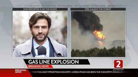 After Effects: Breaking news graphic pack #108152107