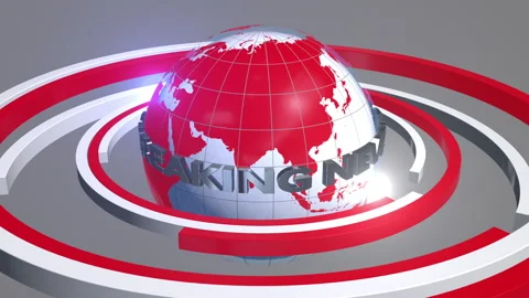 breaking news intro loop animation with ... | Stock Video | Pond5