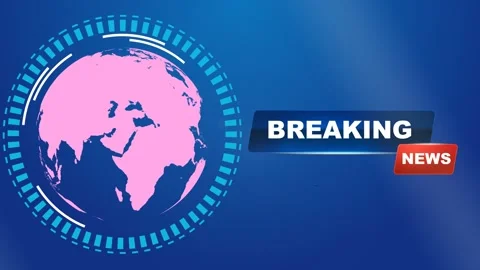 Breaking News intro Template animation r... | Stock Video | Pond5