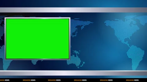 Breaking news lower third green screen d... | Stock Video | Pond5