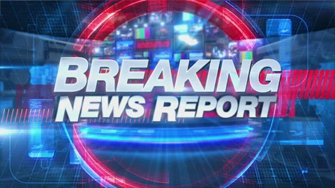 Breaking News Report - Broadcast TV Stud... | Stock Video | Pond5