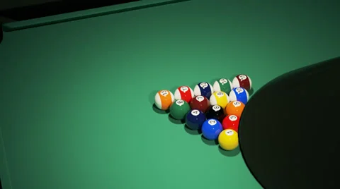 Billiards Rack Stock Footage ~ Royalty Free Stock Videos | Pond5