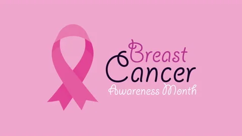 breast cancer awareness month animation | Stock Video | Pond5