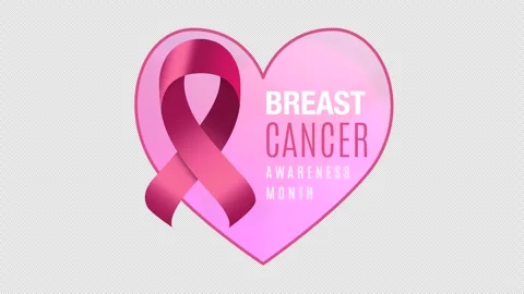 Breast Cancer Awareness Month Overlay Lo... | Stock Video | Pond5