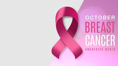 Breast Cancer Awareness Month Overlay Lo... | Stock Video | Pond5