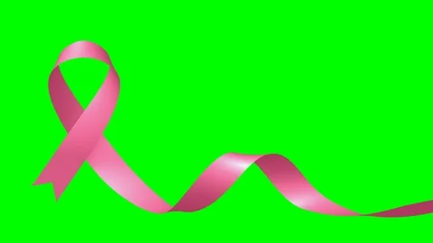 Breast cancer awareness pink ribbon anim... | Stock Video | Pond5