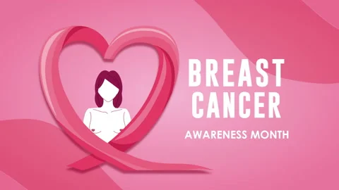 breast cancer campaign lettering animati... | Stock Video | Pond5