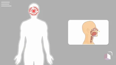 breathing - vector animation - analysis ... | Stock Video | Pond5