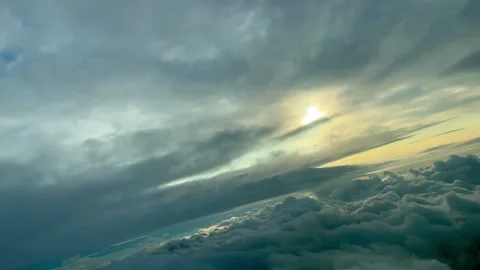 Breathtaking pilot’s point of view dur... | Stock Video | Pond5