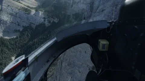 Breathtaking View Inside The Helicopter ... | Stock Video | Pond5