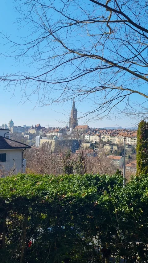 Breathtaking view over Bern’s UNESCO-l... | Stock Video | Pond5