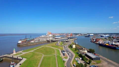 Bremerhaven Port Stock Footage ~ Royalty Free Stock Videos | Pond5