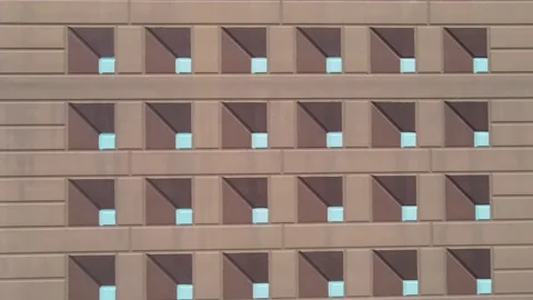 Brick wall close-up front view, texture ... | Stock Video | Pond5