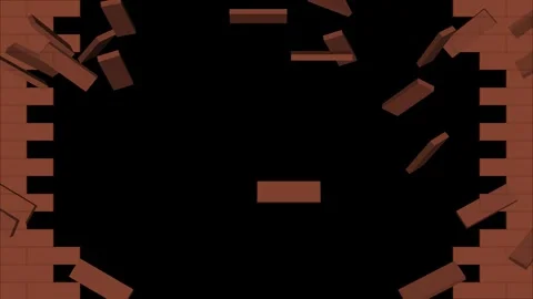 Brick Wall Explosion Intro – 3D Transi... | Stock Video | Pond5
