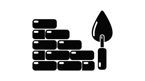 Home Masonry Animation Stock Video Footage | Royalty Free Home Masonry ...