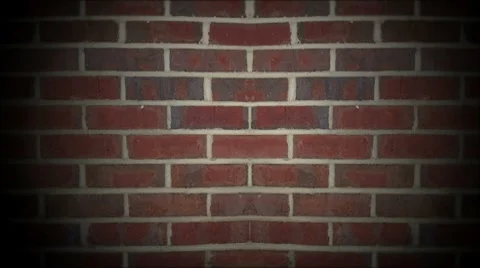 Brick Wall Loop Stock Footage ~ Royalty Free Stock Videos | Pond5