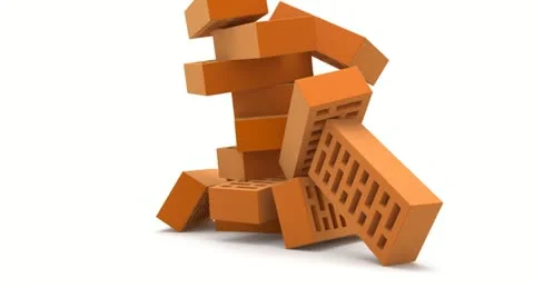 Falling Bricks Stock Videos – Royalty-Free HD & 4K Videos | Pond5