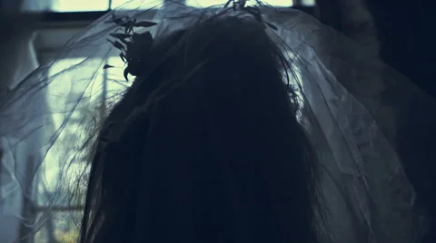 Bride of the Dead, Ghost in Haunted Hous... | Stock Video | Pond5