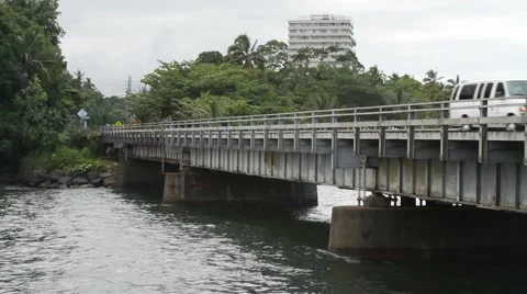 Bridge in Hilo Hawaii | Stock Video | Pond5