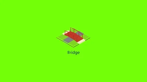 Bridge icon animation | Stock Video | Pond5