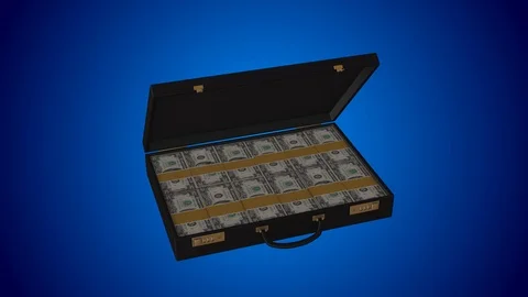 Briefcase Full Of Money Stock Footage ~ Royalty Free Stock Videos | Pond5