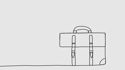 Briefcase Line Drawing Stock Videos – Royalty-Free HD & 4K Videos | Pond5