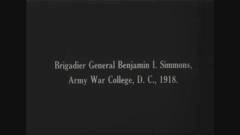 Brigadier Gen. B. Simmons walks down the... | Stock Video | Pond5