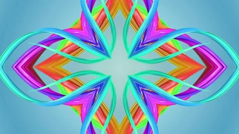 Bright abstraction in rainbow color like... | Stock Video | Pond5