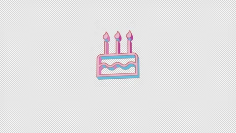 Birthday Cake Retro Stock Videos – Royalty-Free HD & 4K Videos | Pond5